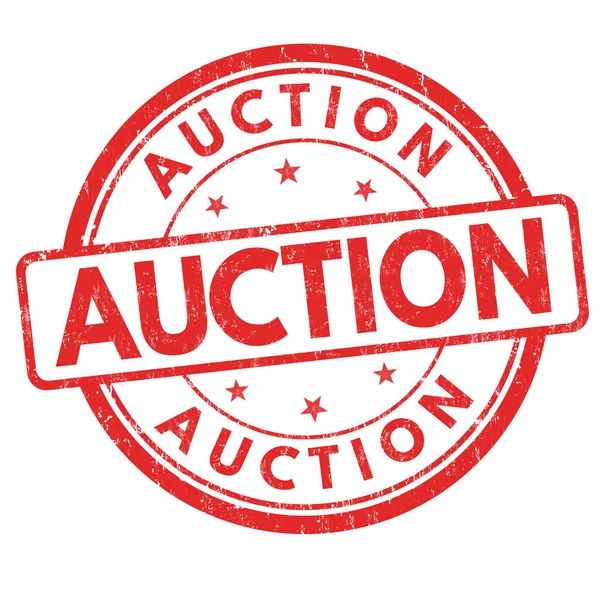 Auction sign or stamp Stock Vector Image by ©roxanabalint #130014364