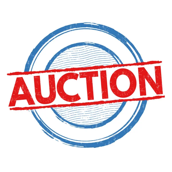 Auction sign or stamp Stock Vector Image by ©roxanabalint #130041582