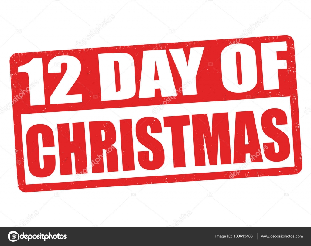 12 Days of Christmas sign or stamp Stock Vector by ©roxanabalint 130613466