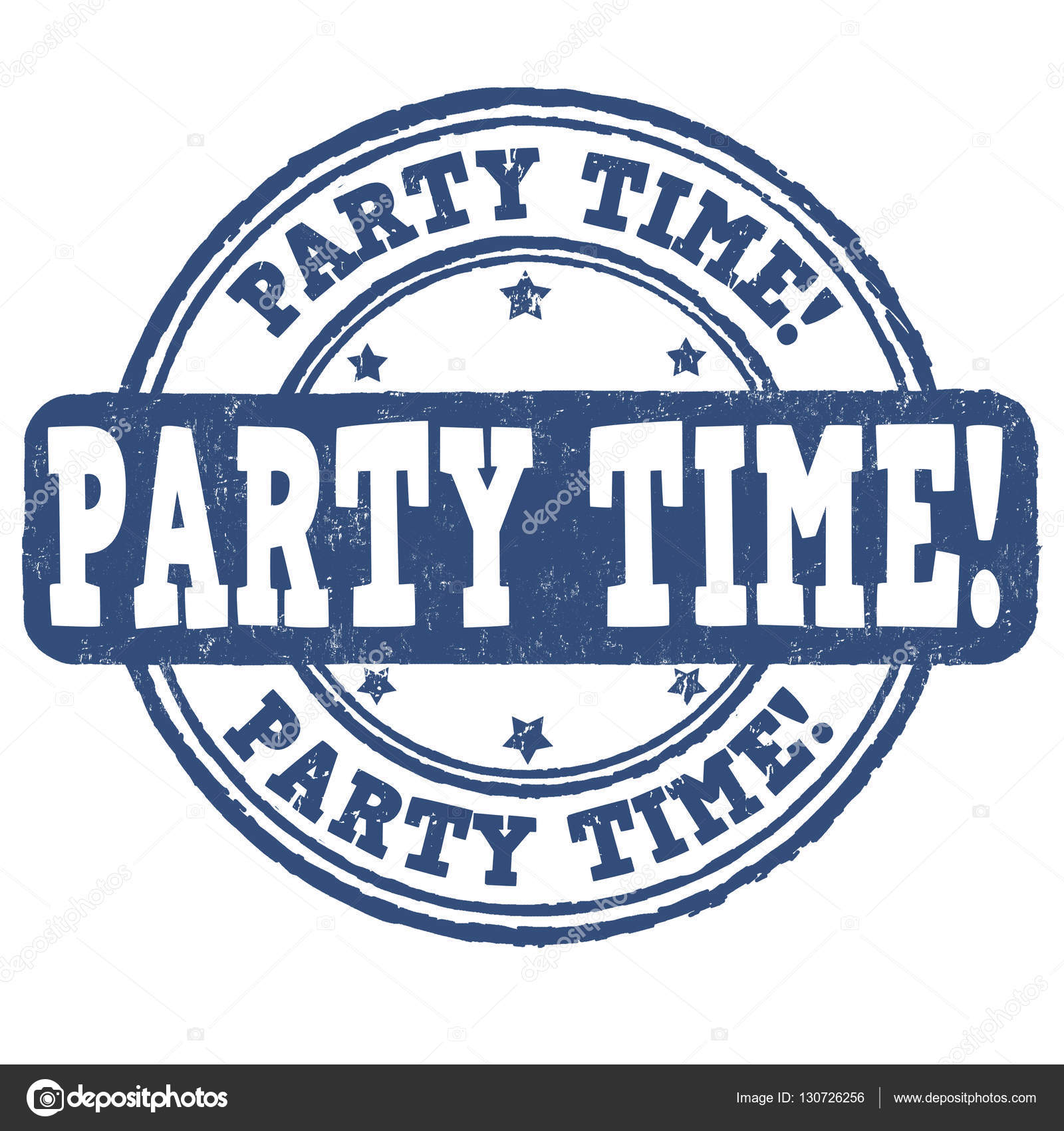 Party time sign or stamp Stock Vector Image by ©roxanabalint #130726256