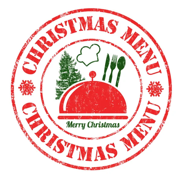 Christmas dinner sign or stamp Stock Vector by ©roxanabalint 132082422