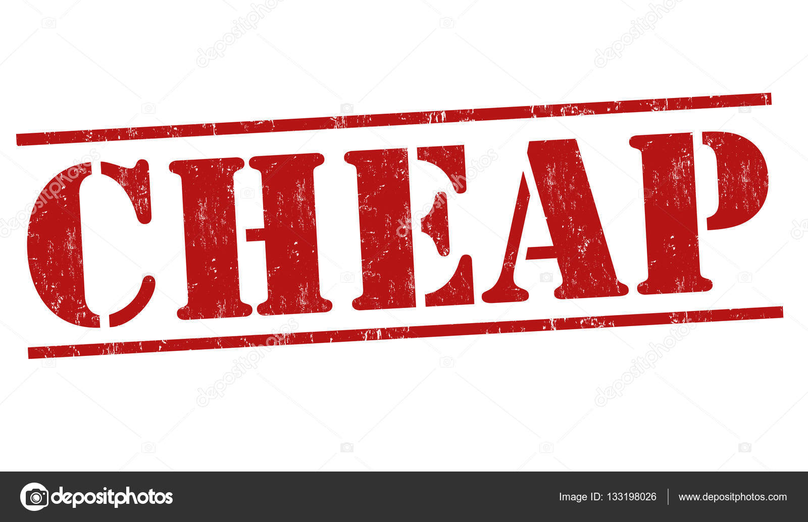 Cheap stamp or sign Stock Vector Image by ©roxanabalint #133198026