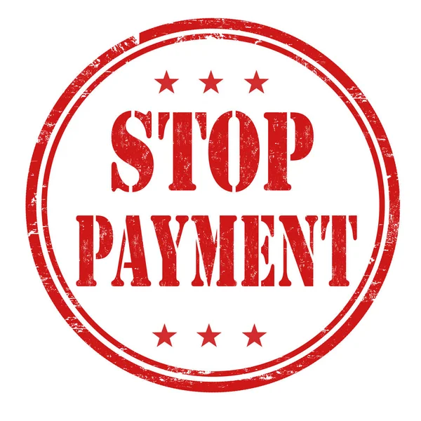 Stop payment sign or stamp Stock Vector by ©roxanabalint 135025390