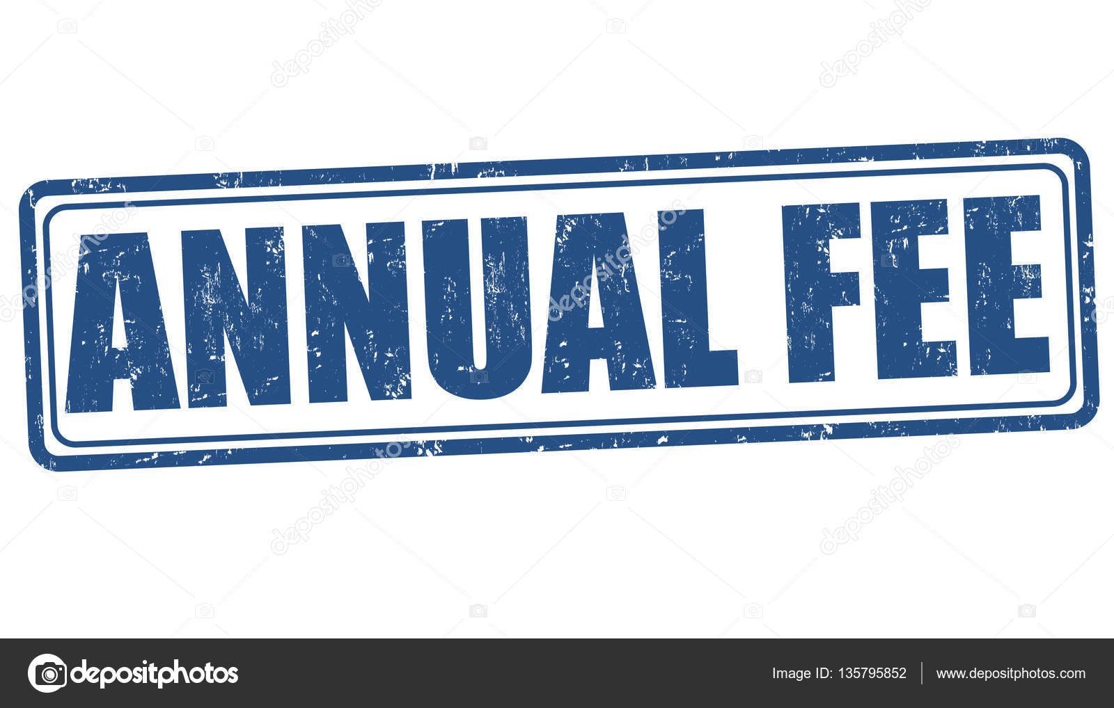 Annual fee sign or stamp Stock Vector Image by ©roxanabalint #135795852