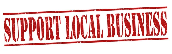 Support local business sign or stamp Stock Vector by ©roxanabalint ...