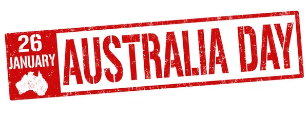 Australia day sign or stamp Stock Vector by ©roxanabalint 136455482