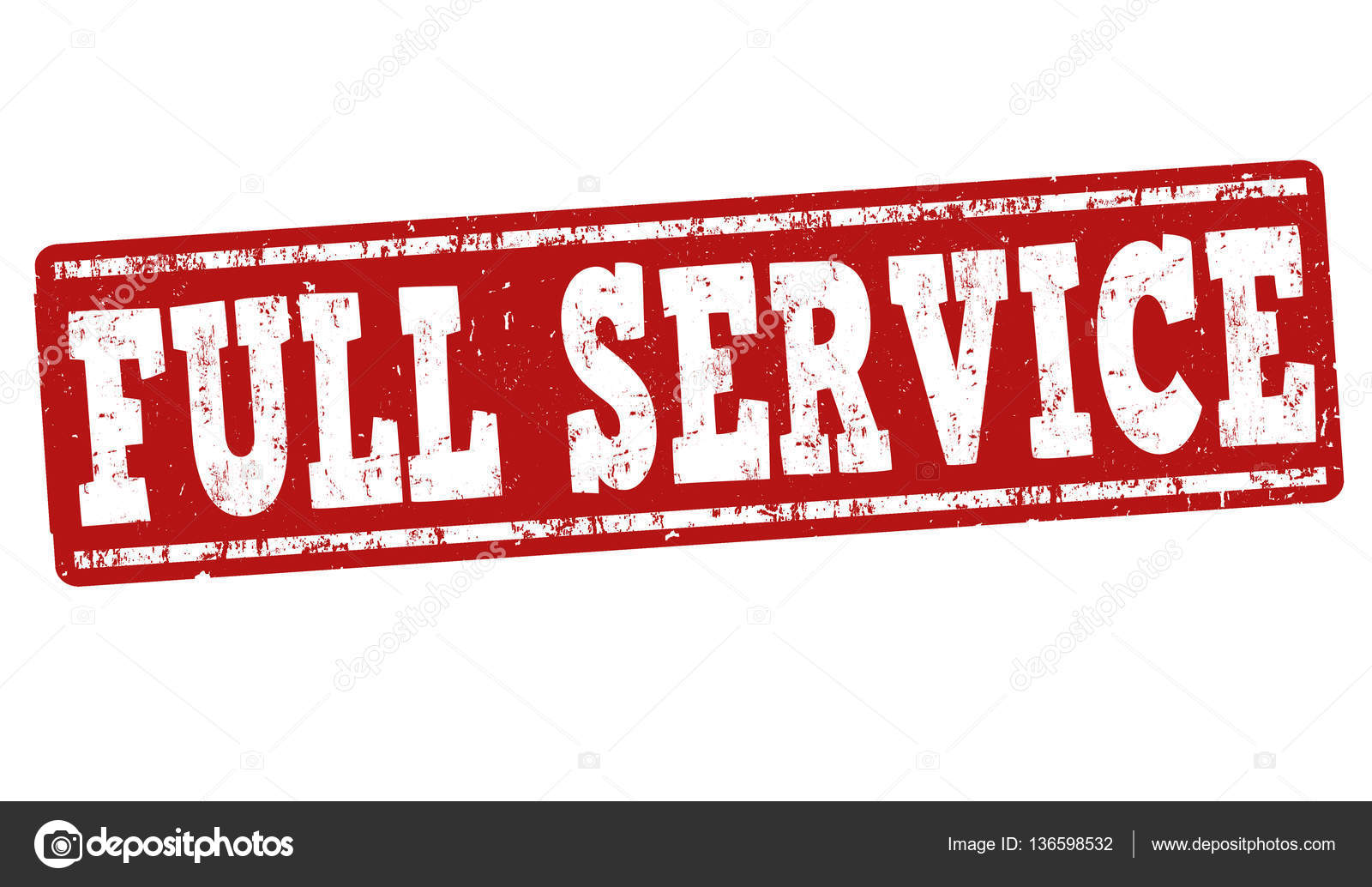 Full service sign or stamp Stock Vector Image by ©roxanabalint #136598532