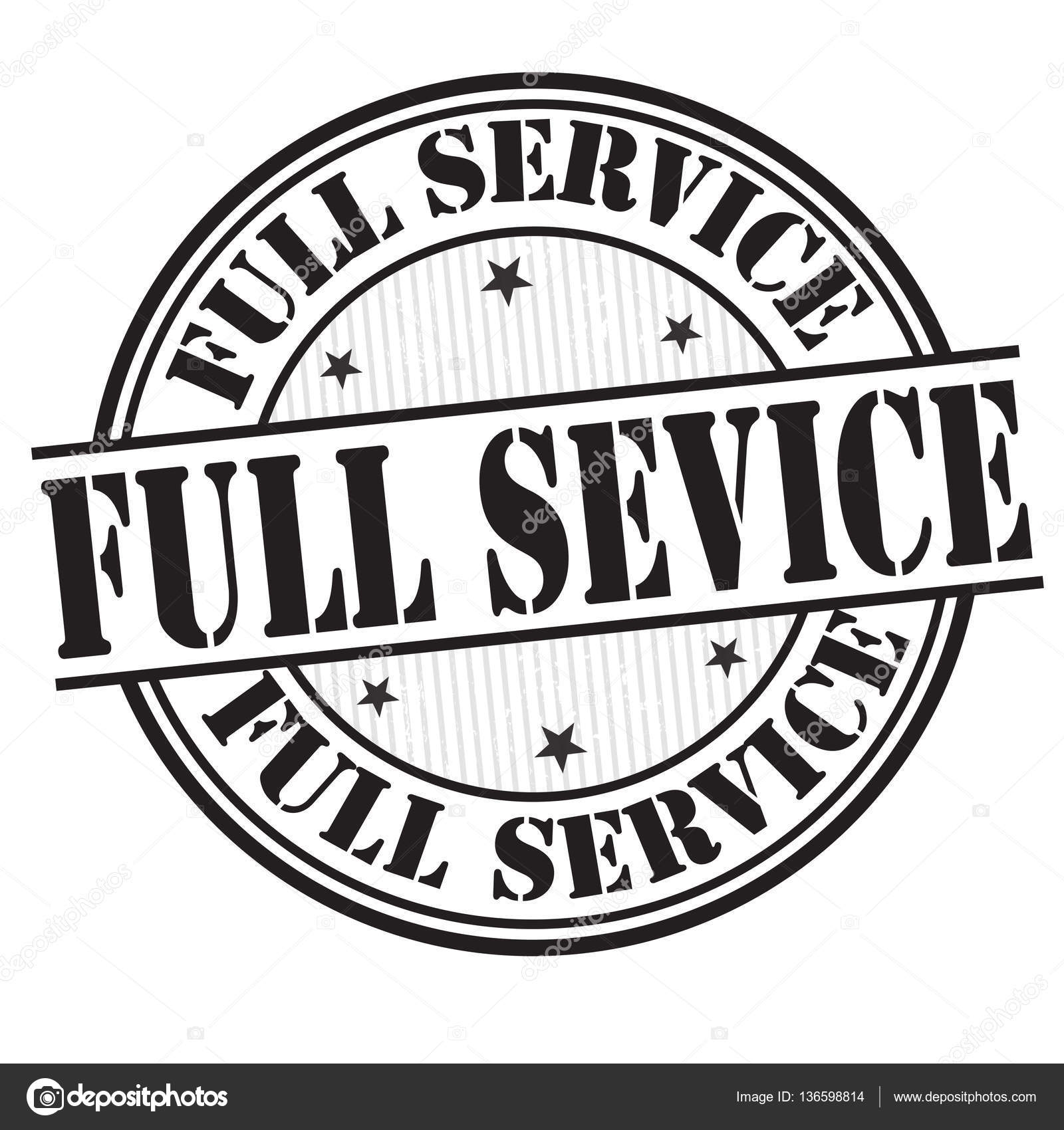 Full service sign or stamp Stock Vector Image by ©roxanabalint #136598814
