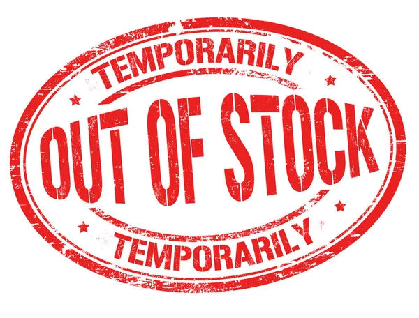 Out of stock temporarily stamp — Stock Vector © roxanabalint #5316140 Out of stock temporarily stamp — Stock Vector © roxanabalint #5316140