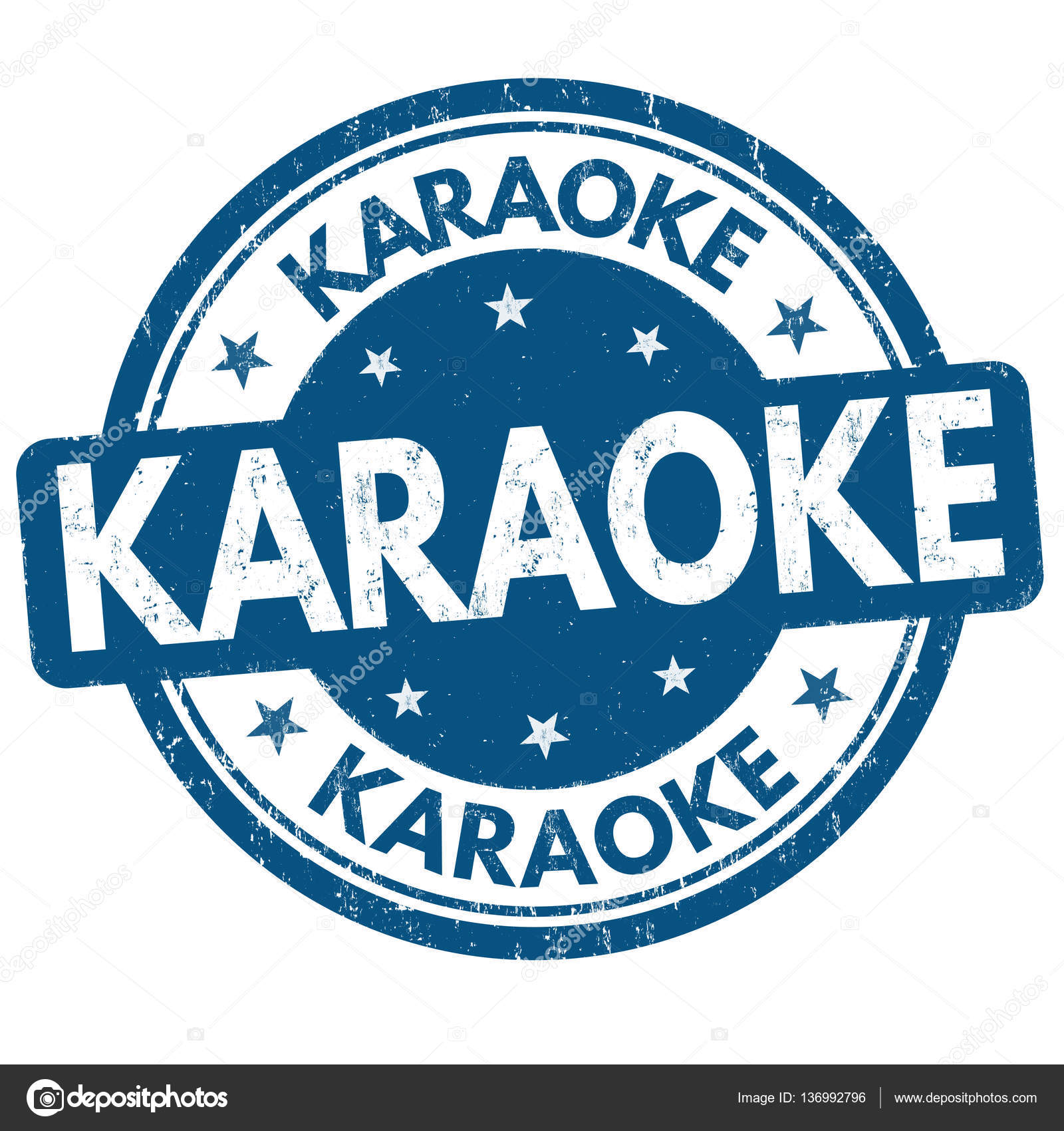 Karaoke sign or stamp Stock Vector Image by ©roxanabalint #136992796