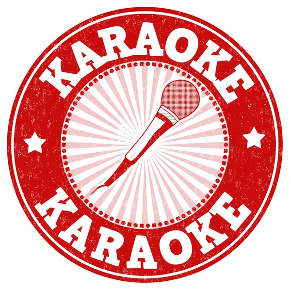 Karaoke stamp Stock Vector Image by ©roxanabalint #5807323