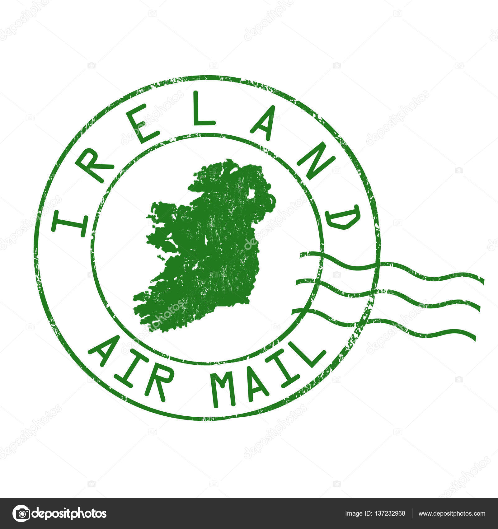Ireland stamp or sign Stock Vector Image by ©roxanabalint #137232968