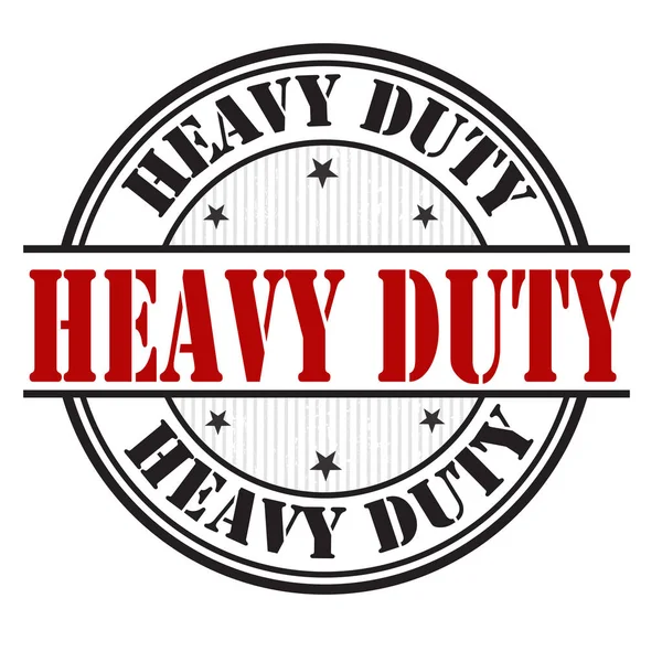 Heavy duty sign or stamp Stock Vector Image by ©roxanabalint #137277528