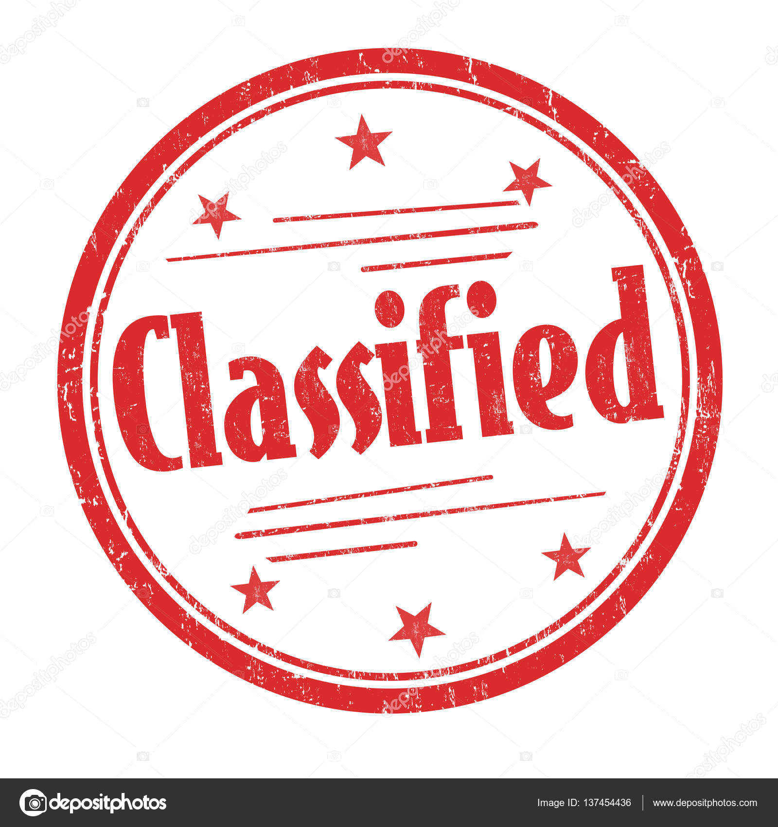 Classified sign or stamp Stock Vector Image by ©roxanabalint #137454436