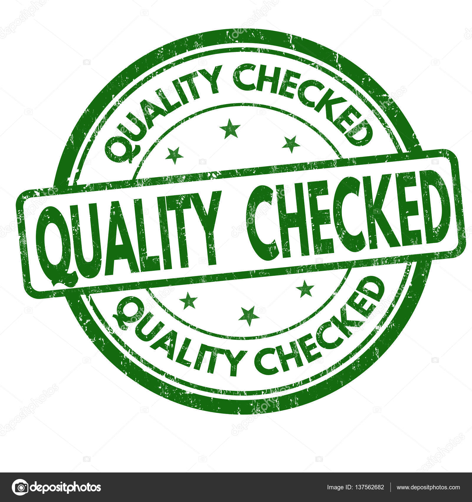 Quality checked sign or stamp Stock Vector by ©roxanabalint 137562682
