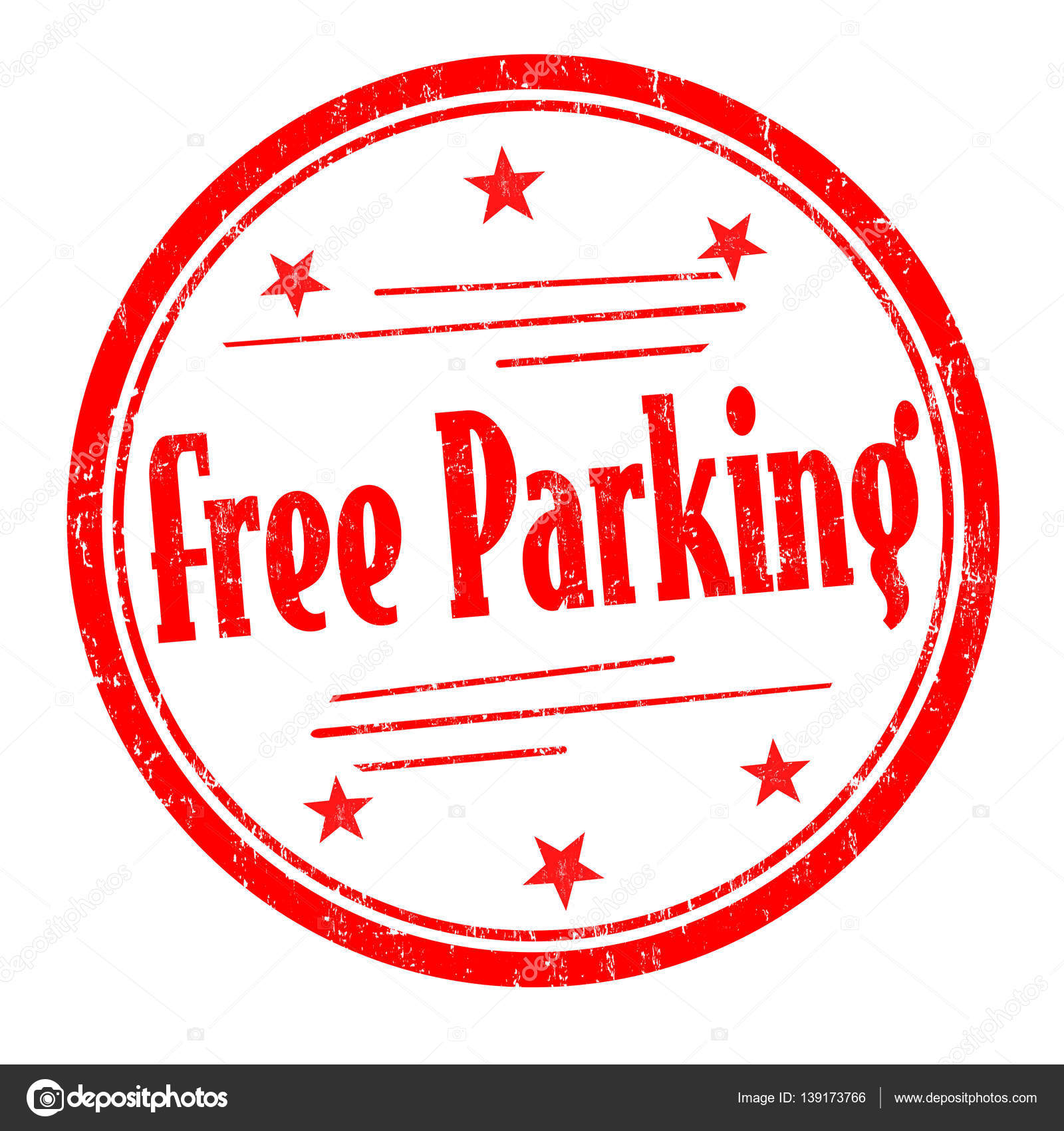 Free parking sign or stamp Stock Vector Image by ©roxanabalint #139173766