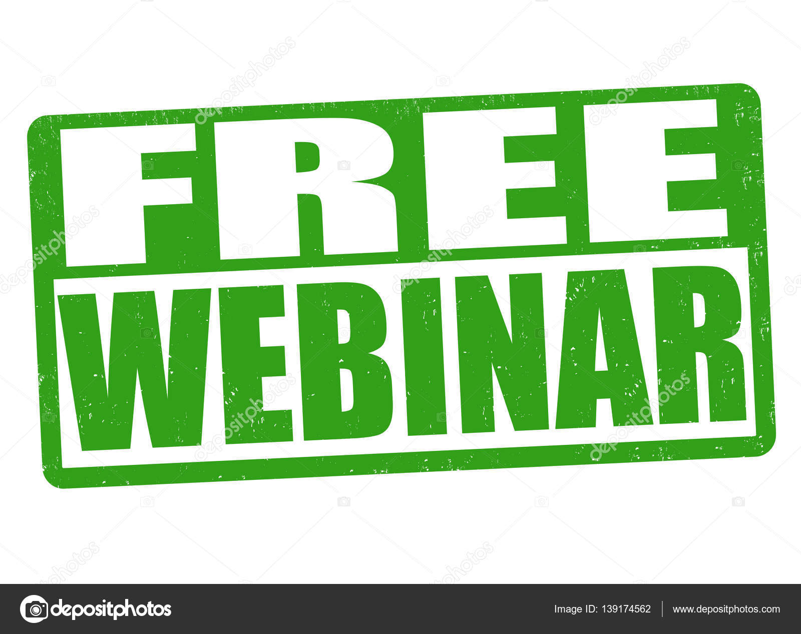 Free webinar sign or stamp Stock Vector by ©roxanabalint 139174562