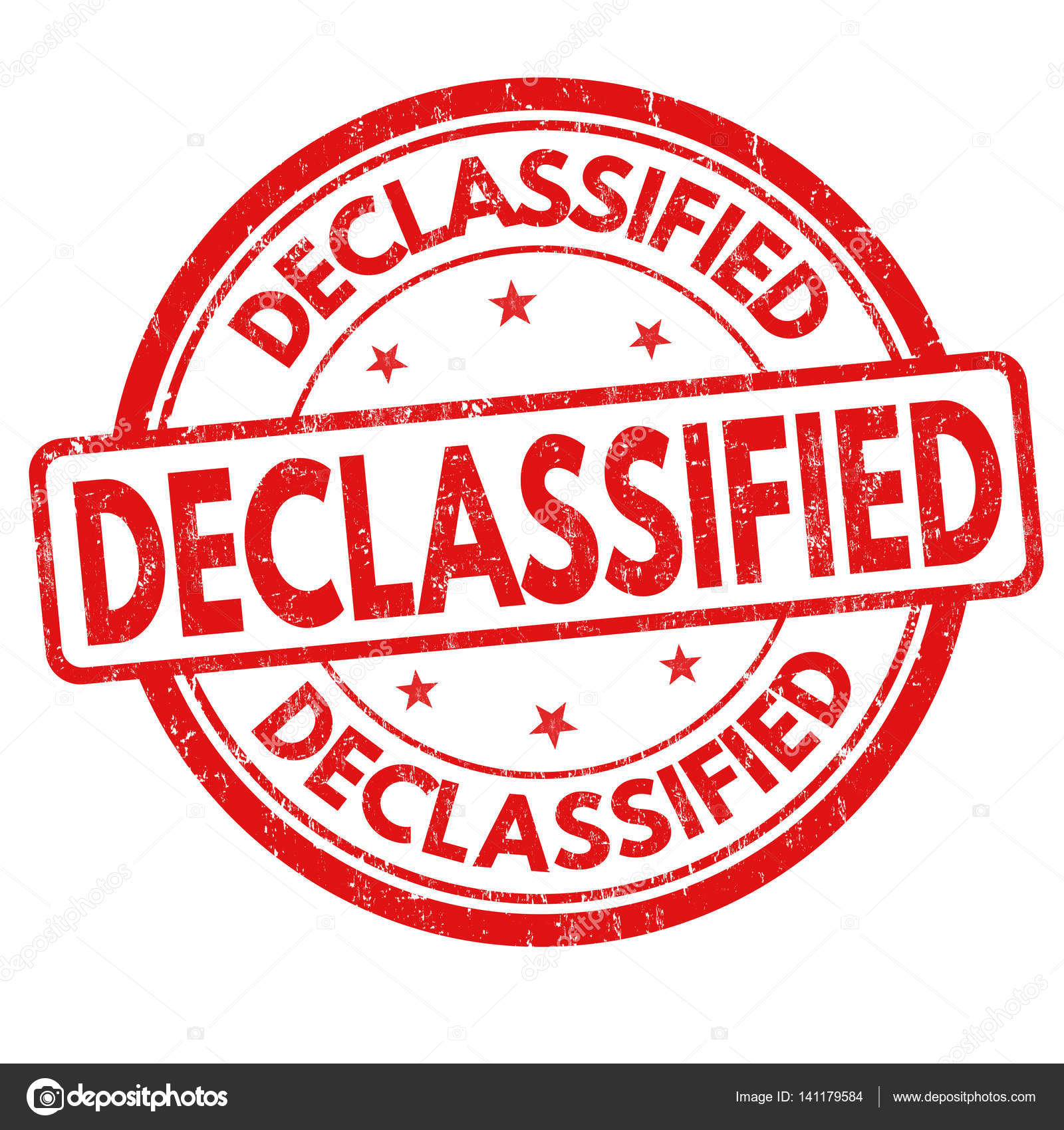 Declassified Stamp