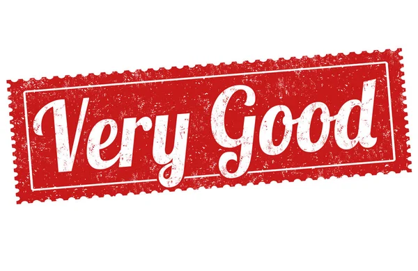 Very good sign or stamp — Stock Vector © roxanabalint #142246158