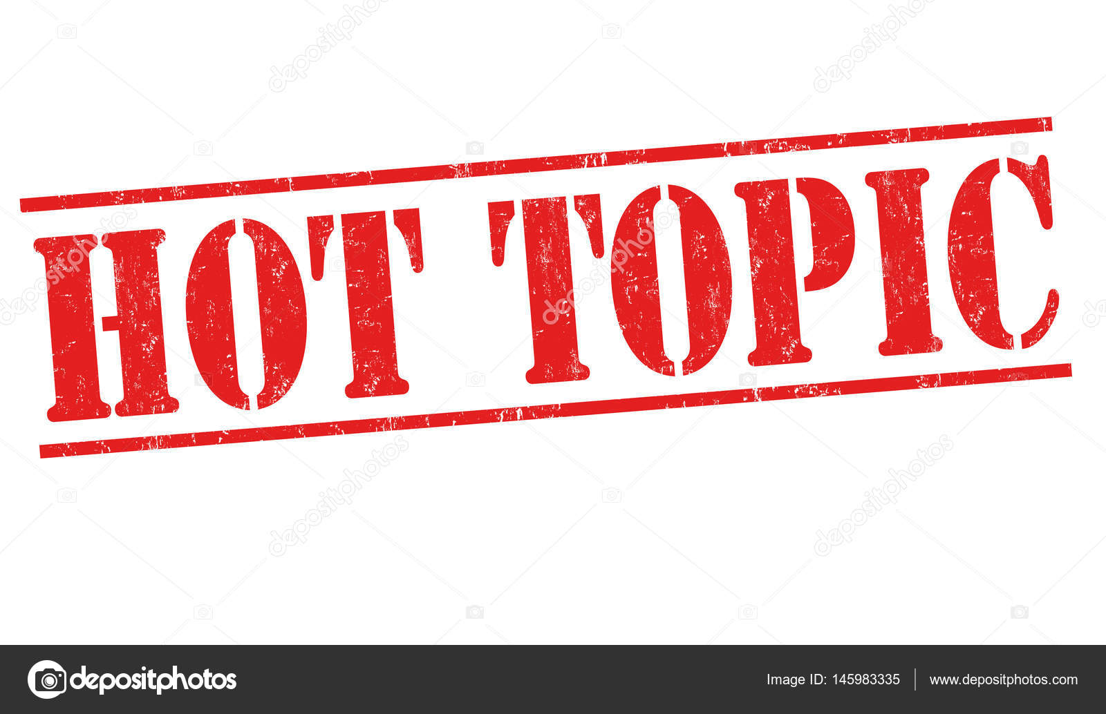 Hot topic sign or stamp Stock Vector Image by ©roxanabalint #145983335