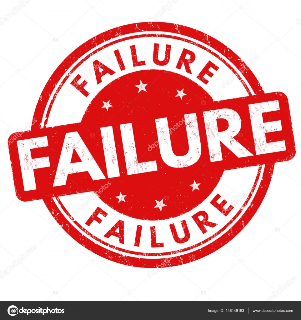 Failure sign or stamp Stock Vector Image by ©roxanabalint #148149193