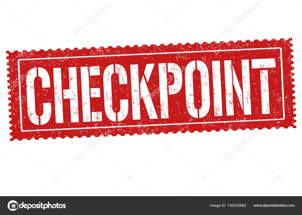 Checkpoint sign or stamp Stock Vector Image by ©roxanabalint #156332662
