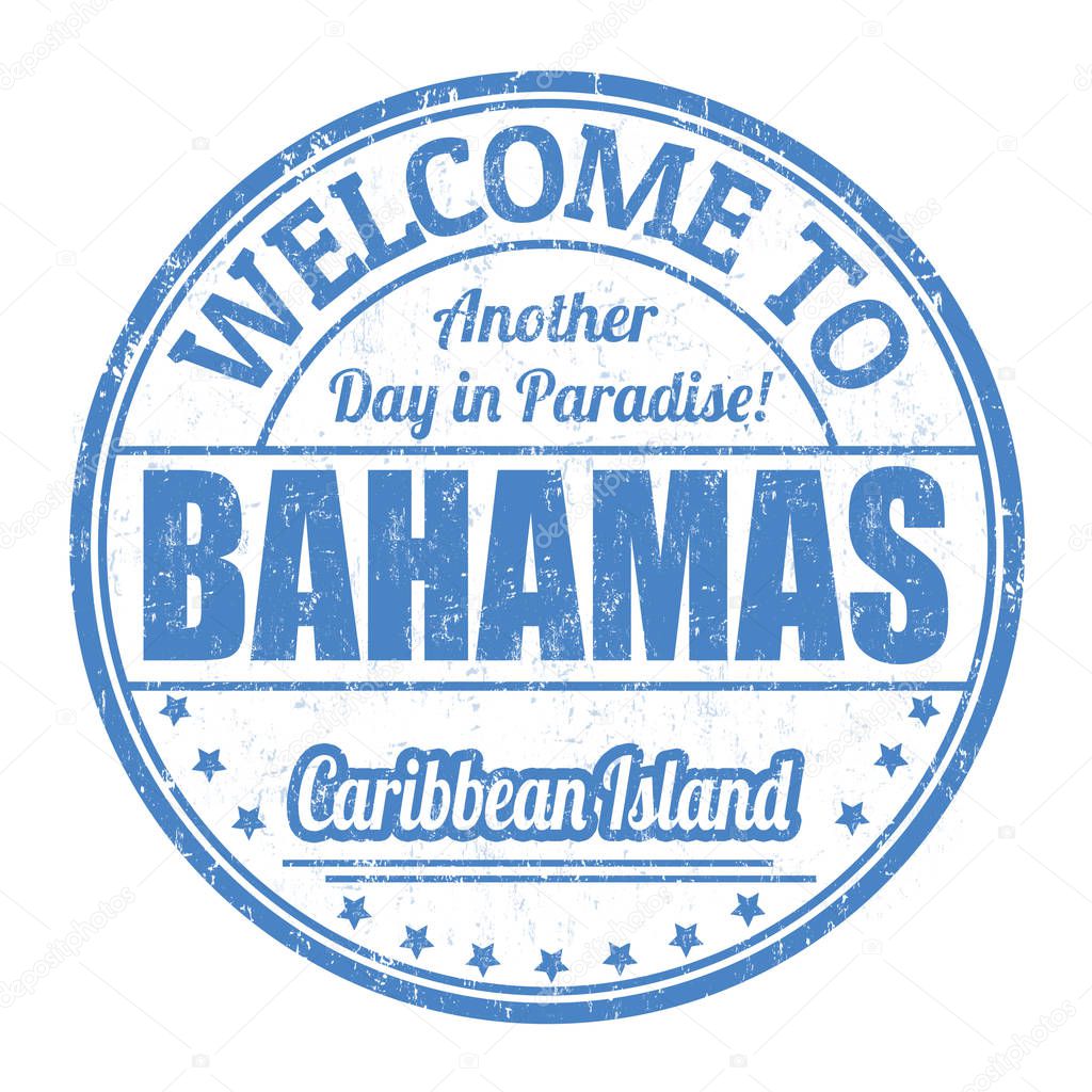 Welcome to bahamas sign | Welcome to Bahamas sign or stamp — Stock ...