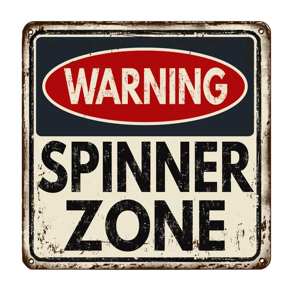 Warning music zone vintage metal sign Stock Vector Image by ...