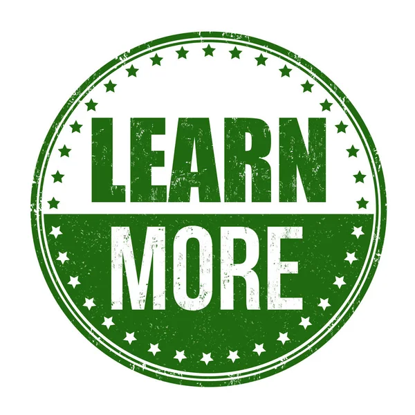 Learn more sign or stamp Stock Vector Image by ©roxanabalint #162100302