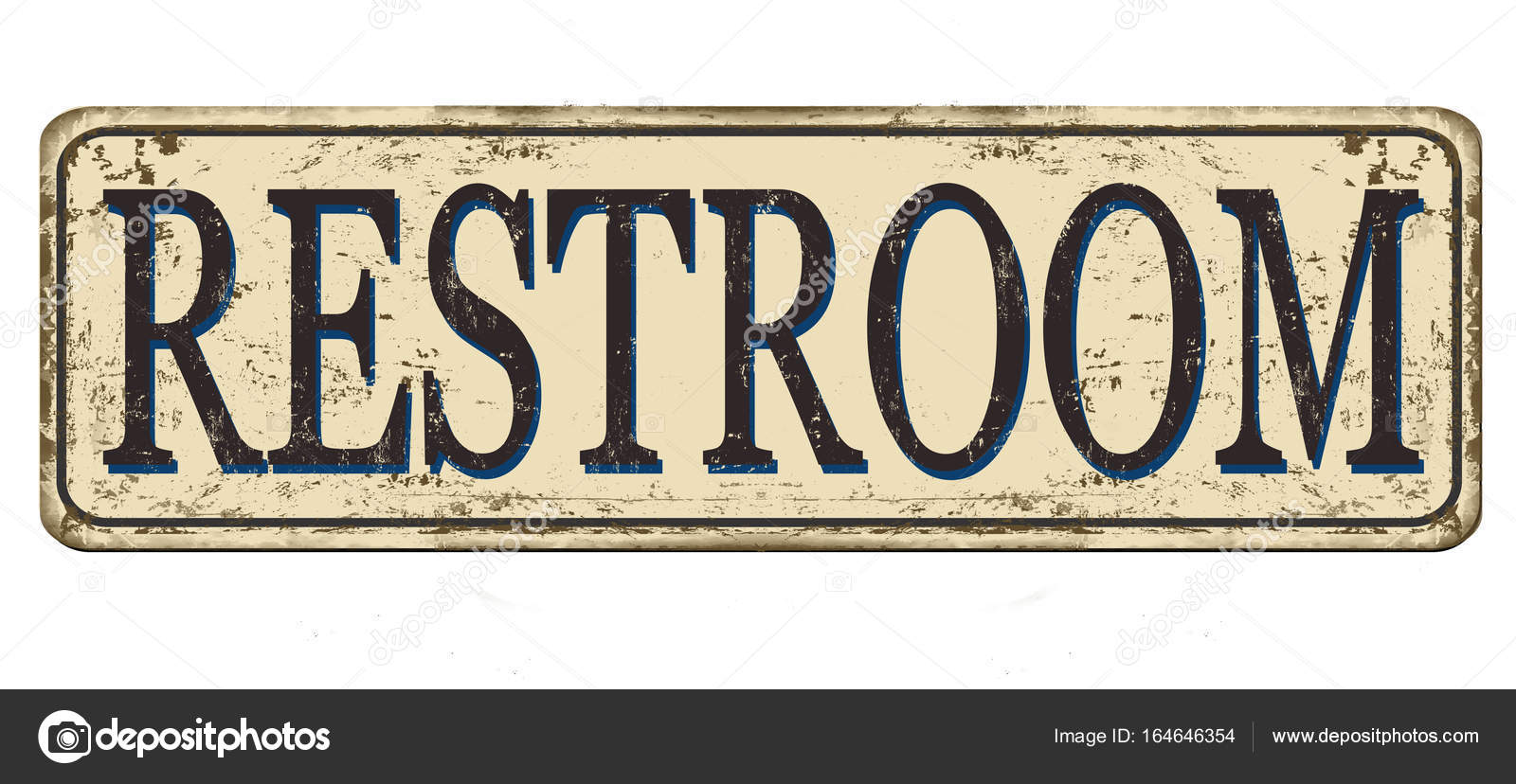 Vintage Restroom Signs