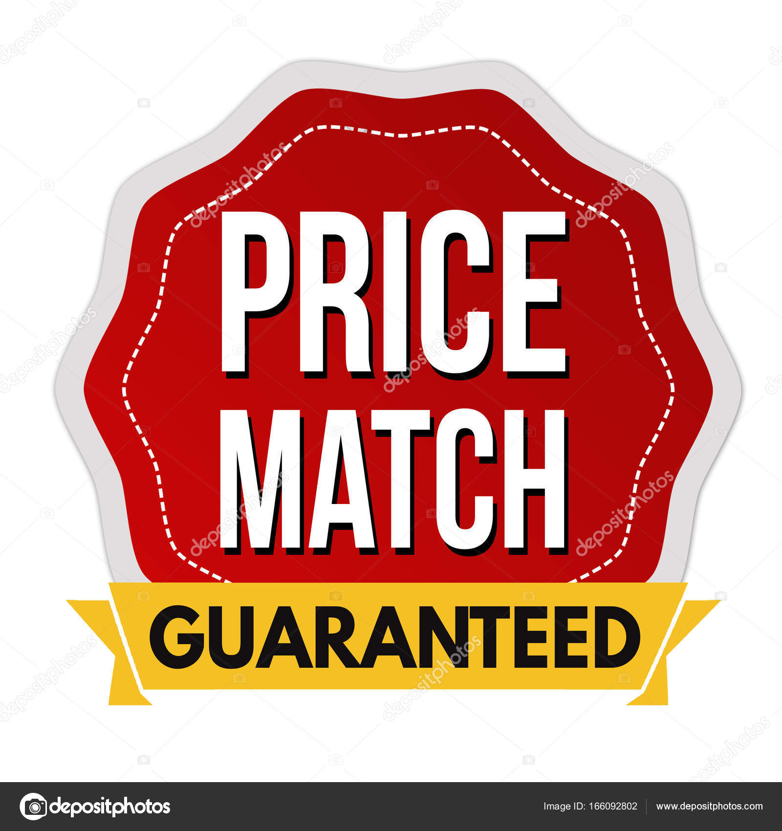 Price match label or sticker Stock Vector Image by ©roxanabalint #166092802