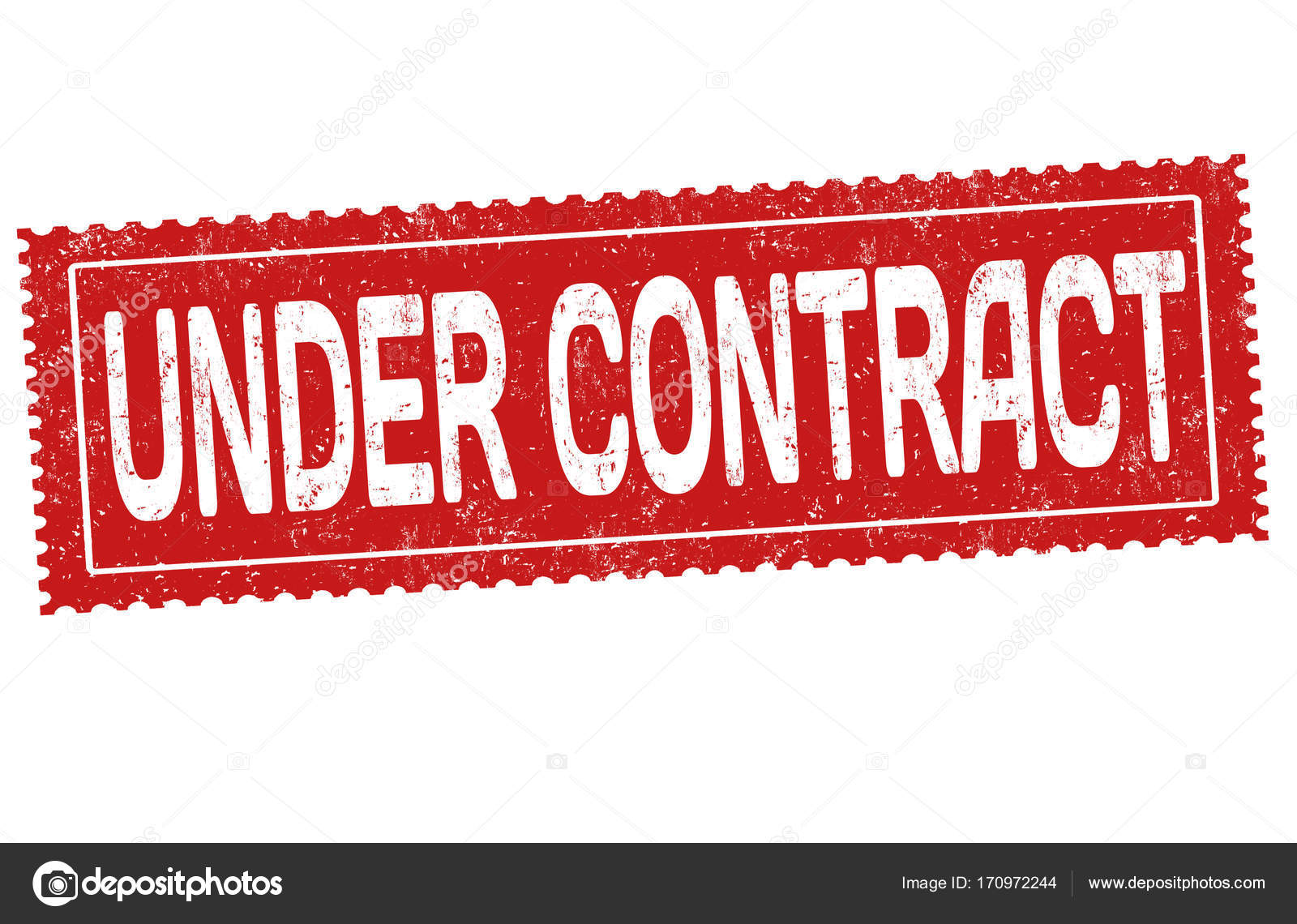 Under contract sign or stamp Stock Vector Image by ©roxanabalint #170972244