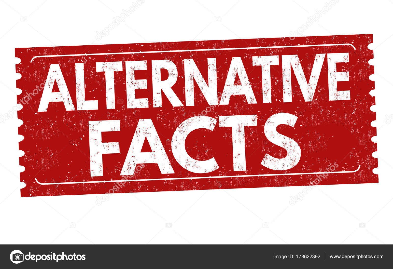 Alternative facts grunge rubber stamp Stock Vector Image by ...