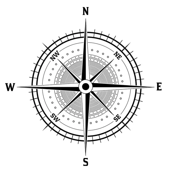Compass Rose — Stock Vector © Makhnach #1086208