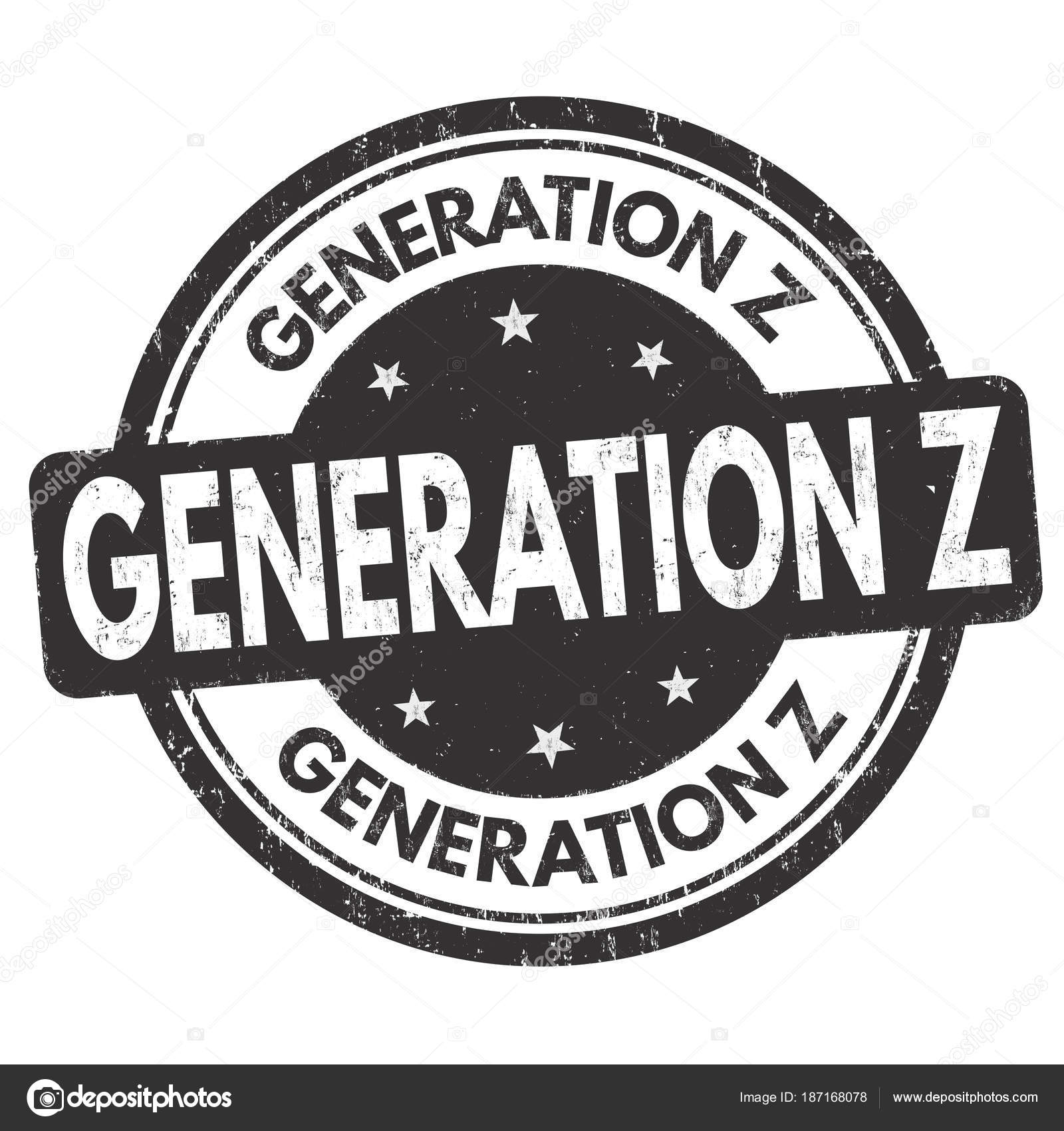 Sello de goma grunge Generation Z Vector de stock #187168078 de ...