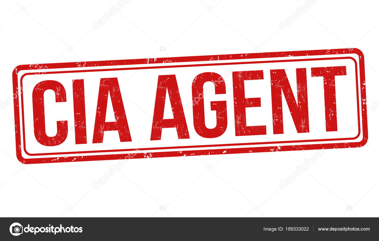 CIA agent grunge rubber stamp Stock Vector Image by ©roxanabalint ...
