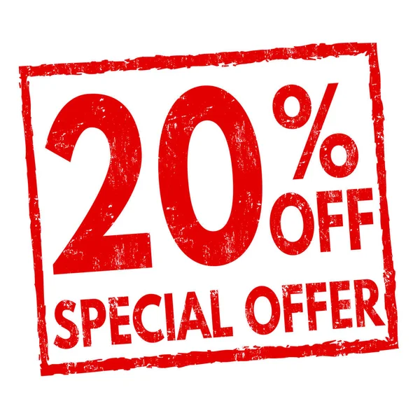 Sale 20 off stamp Stock Vector by ©roxanabalint 55294255