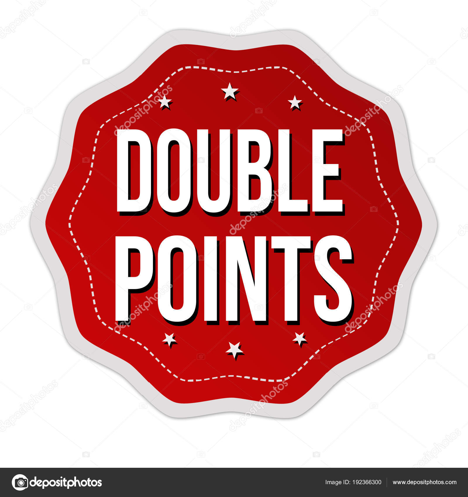 Double points label or sticker Stock Vector Image by ©roxanabalint ...