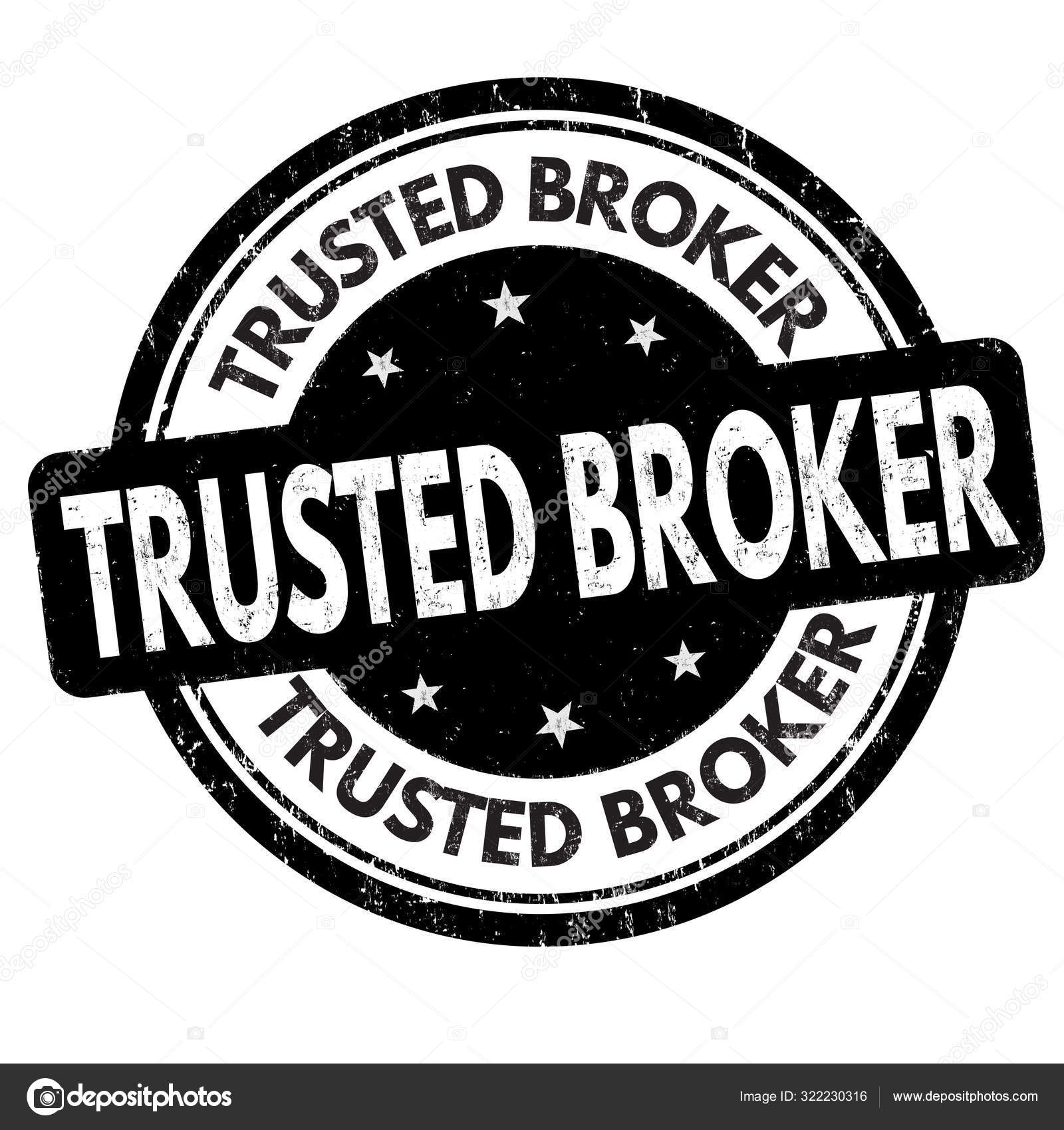 Trusted broker banner design Stock Vector Image by ©roxanabalint #322230316