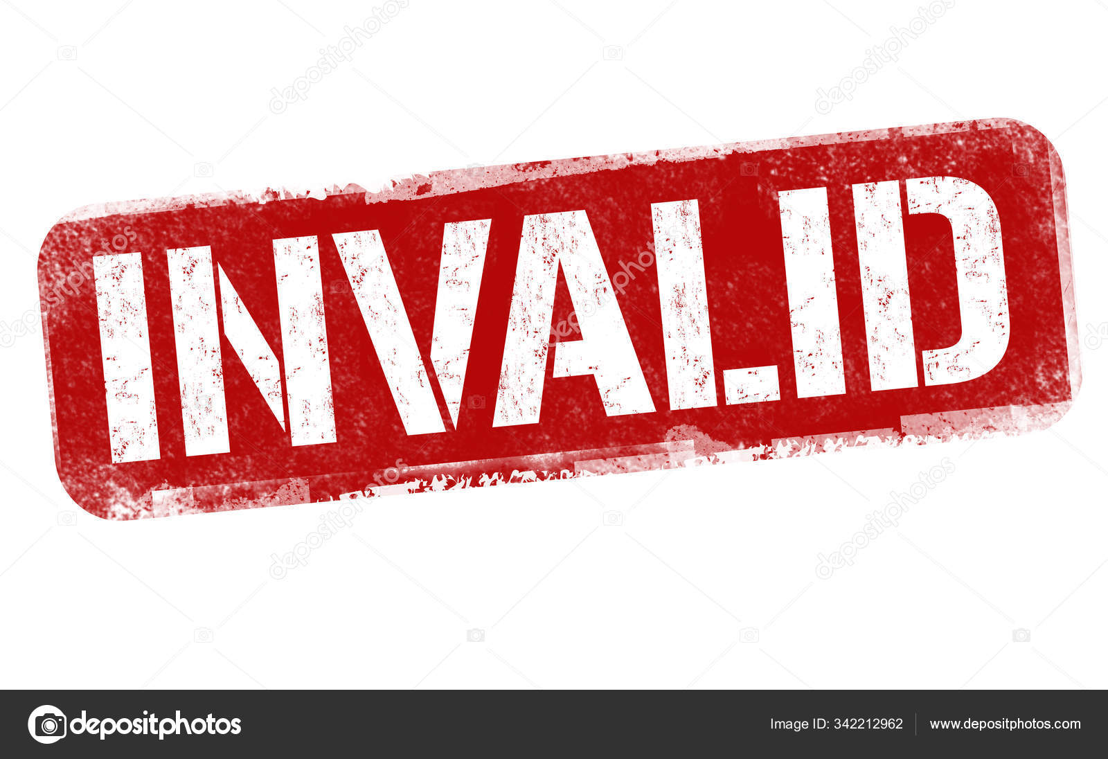 Invalid sign or stamp Stock Vector Image by ©roxanabalint #342212962