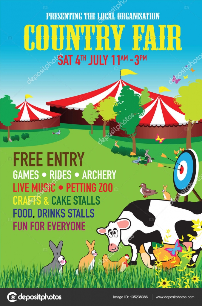 Country fair background Stock Vector Image by ©jameschipper #135238386