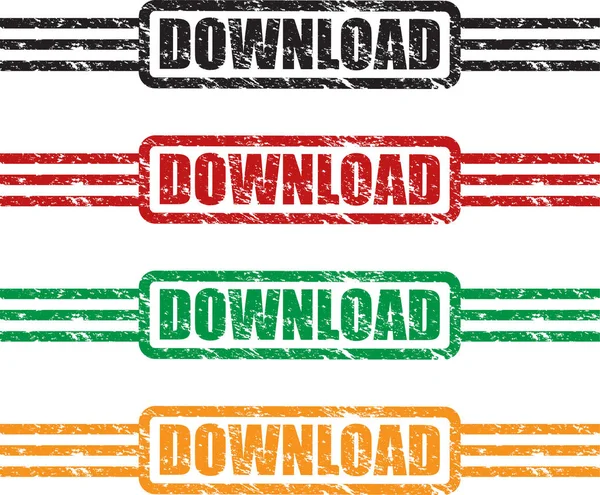 Set of download stamps Stock Vector by ©jameschipper 37105669