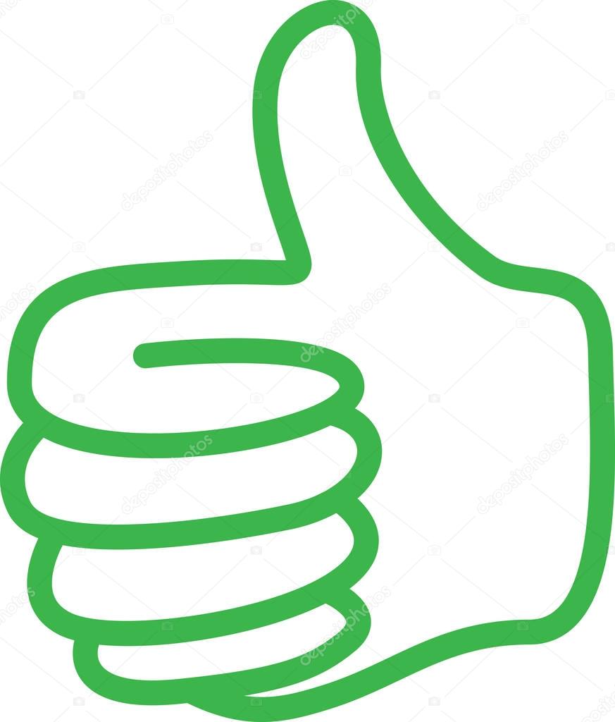Daumen hoch Icon — Stockvektor © jameschipper #135239010