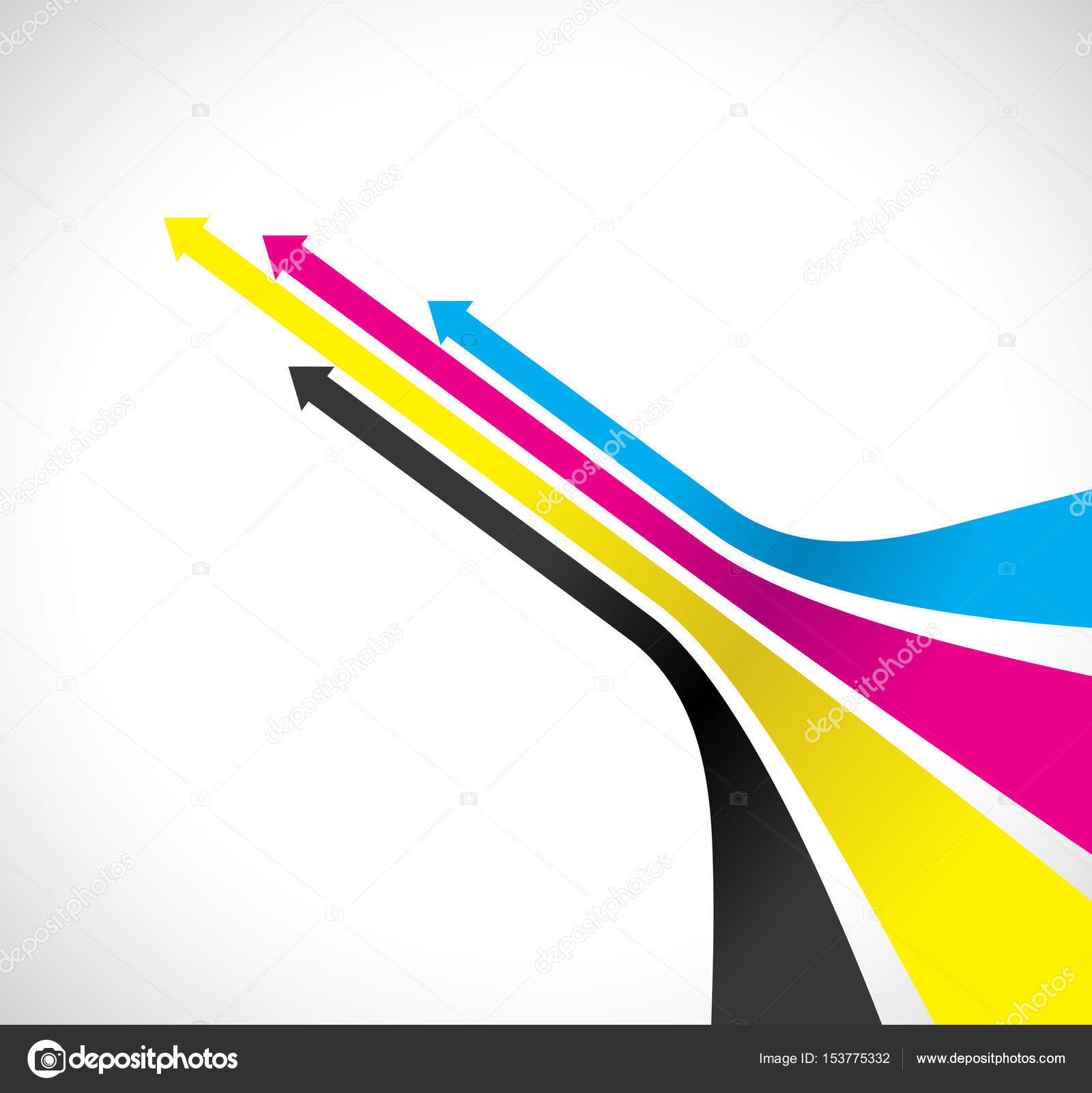 An arrow cmyk line background Stock Vector Image by ©jameschipper ...