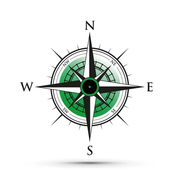 Compass rose ⬇ Vector Image by © HAKAKATb | Vector Stock 1152345