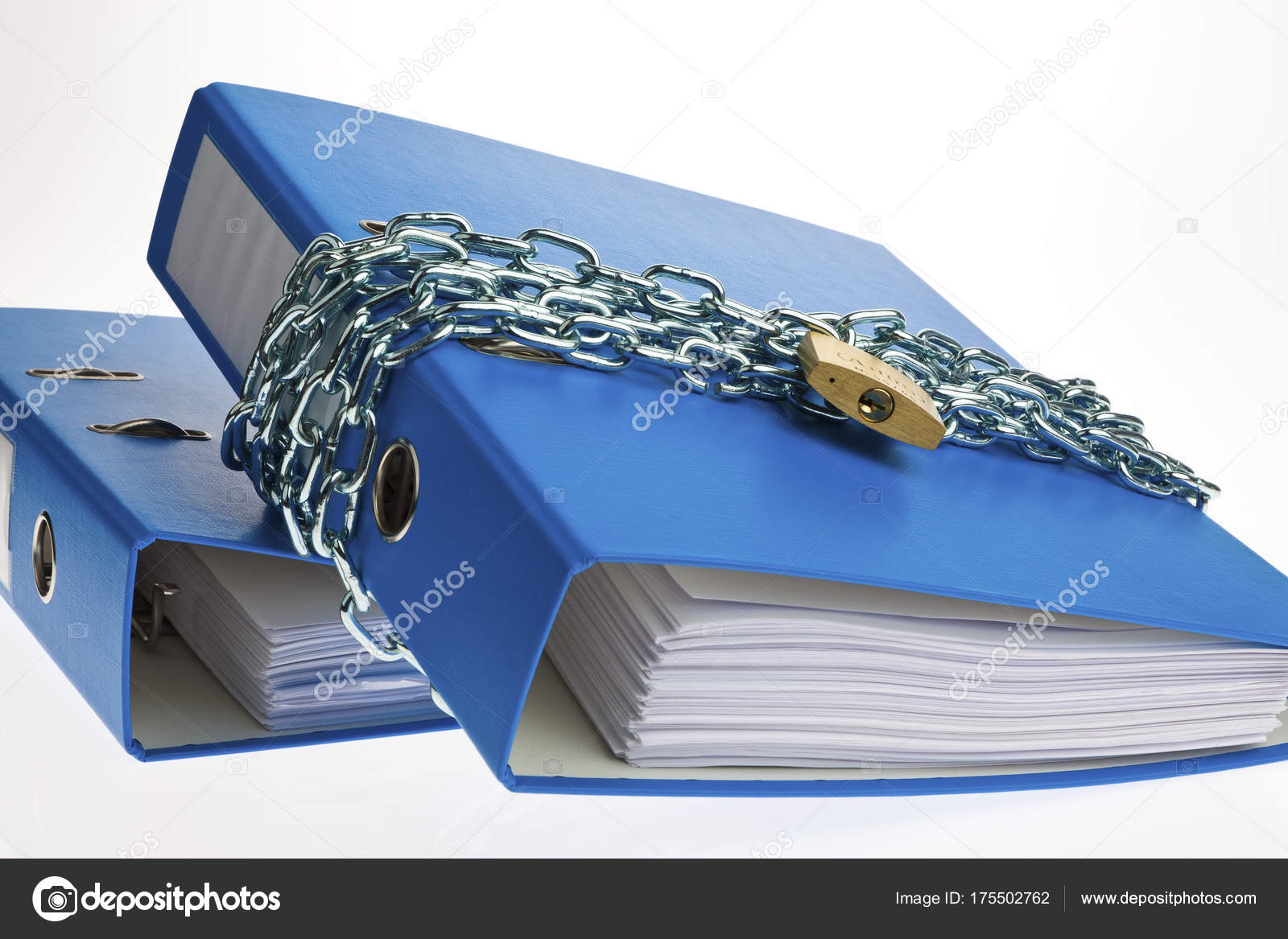 Files folder locked with chain Stock Photo by ©ginasanders 175502762