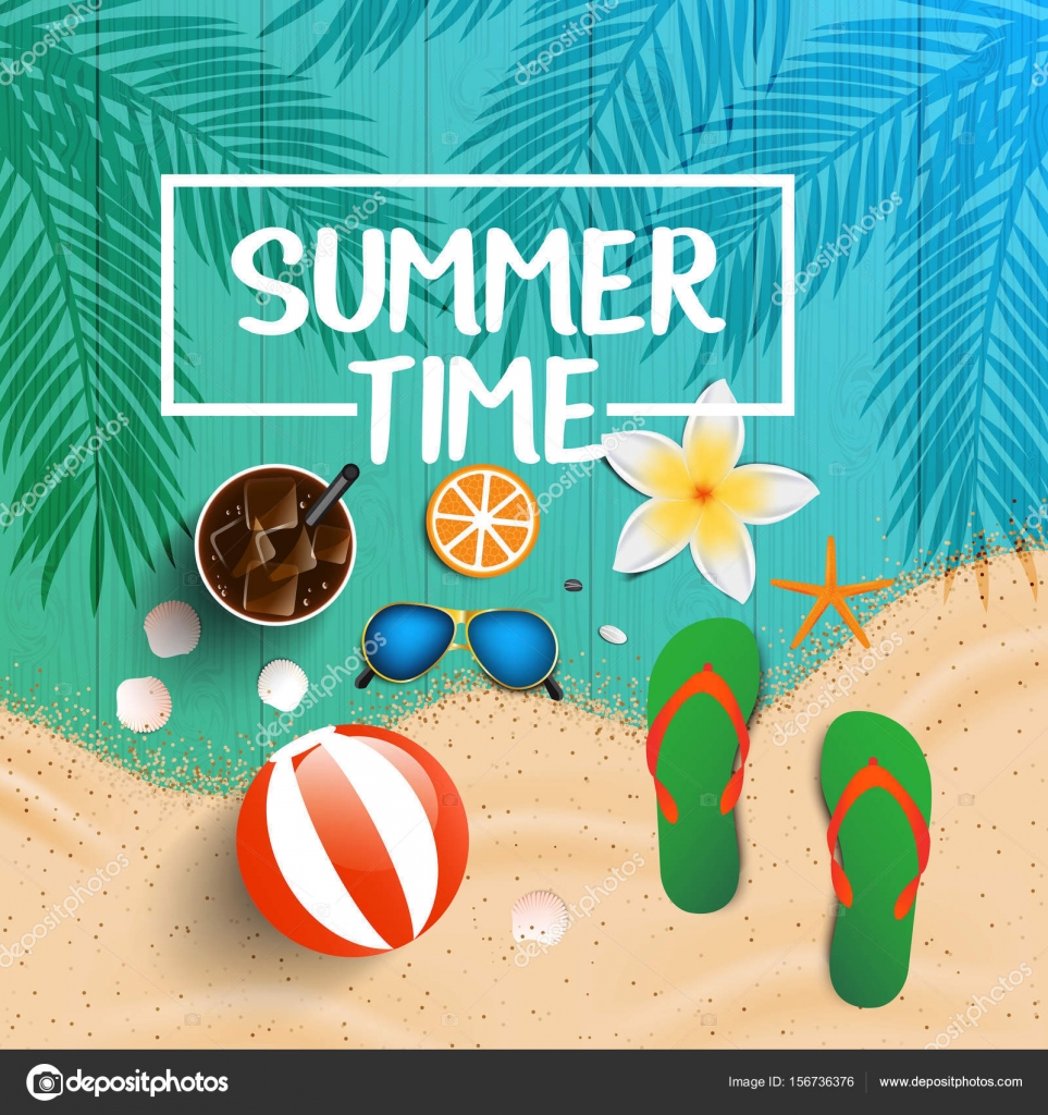 Summer background poster Stock Vector Image by ©darkovujic #156736376