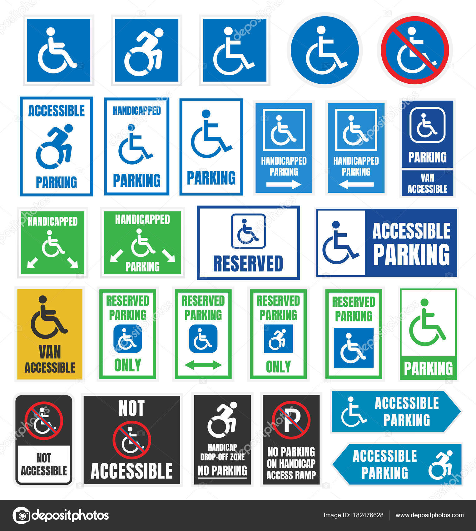 Disabled People Signs