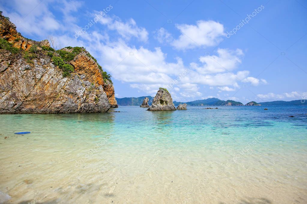 Un punto de vista de Shark Fin Bay, Lord Heaven Island, Lord ...