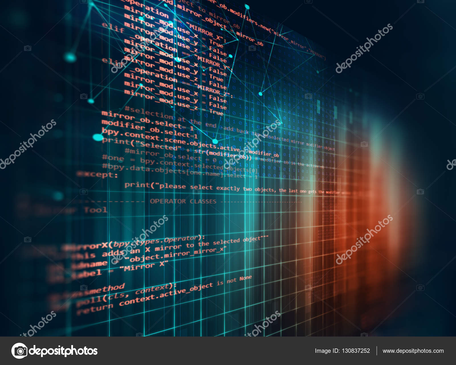 Programming code abstract technology background of software deve Stock Photo by ©monsit 130837252